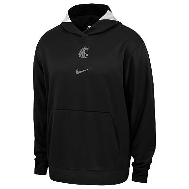 Men's Nike Black Washington State Cougars Basketball Spotlight Performance Pullover Hoodie