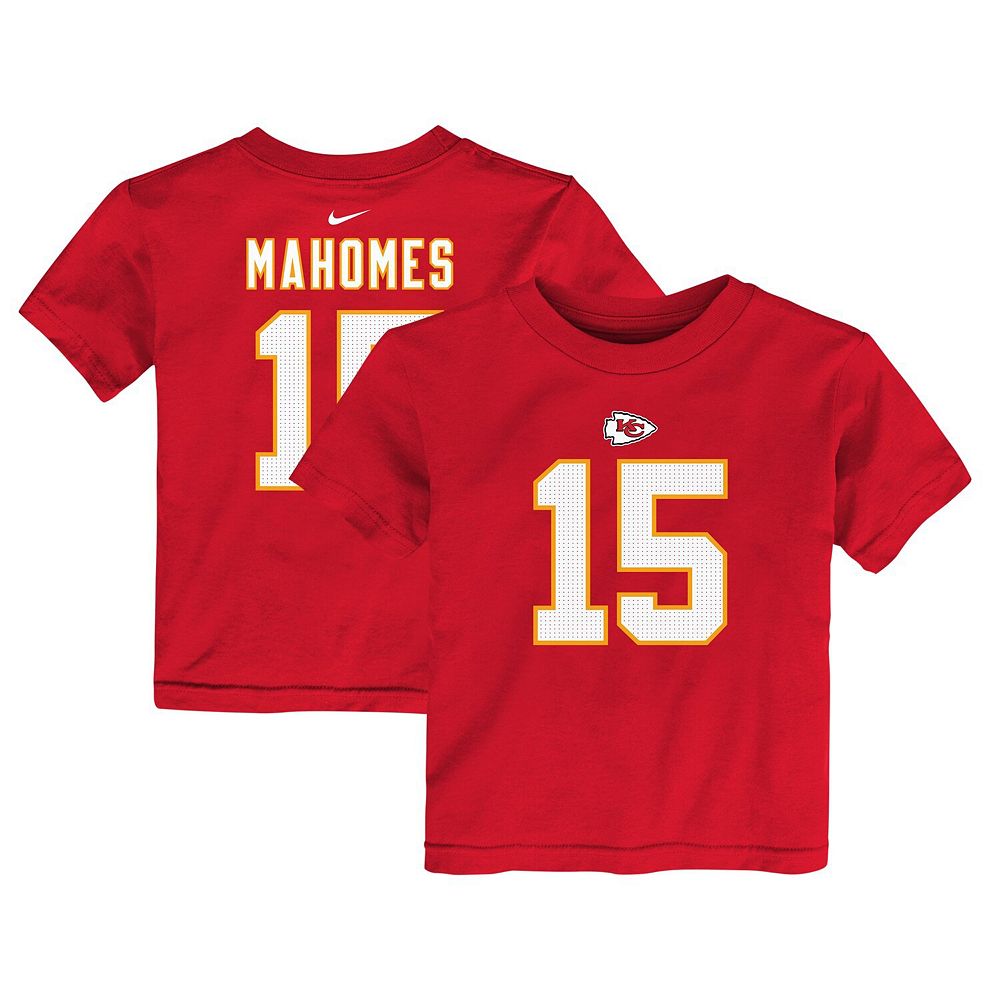 Toddler Nike Patrick Mahomes Red Kansas City Chiefs Player Name ...