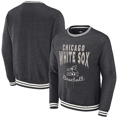 Men's Darius Rucker Collection by Fanatics Heather Charcoal Chicago White Sox Vintage Pullover ...