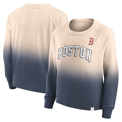 Women's Fanatics Branded Tan/Navy Boston Red Sox Luxe Lounge Arch ...
