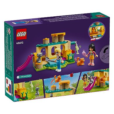 LEGO Friends Cat Playground Adventure Set, Pretend Animal Toy 42612