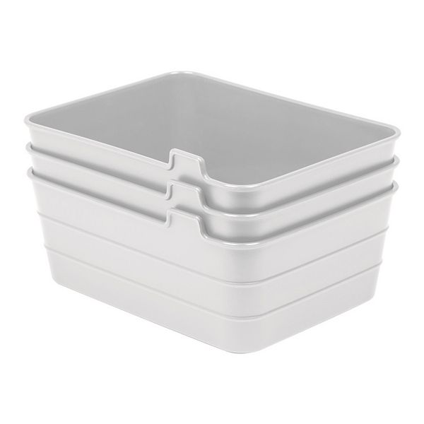 STARPLAST 3-Pack Medium Mini Flex Trays