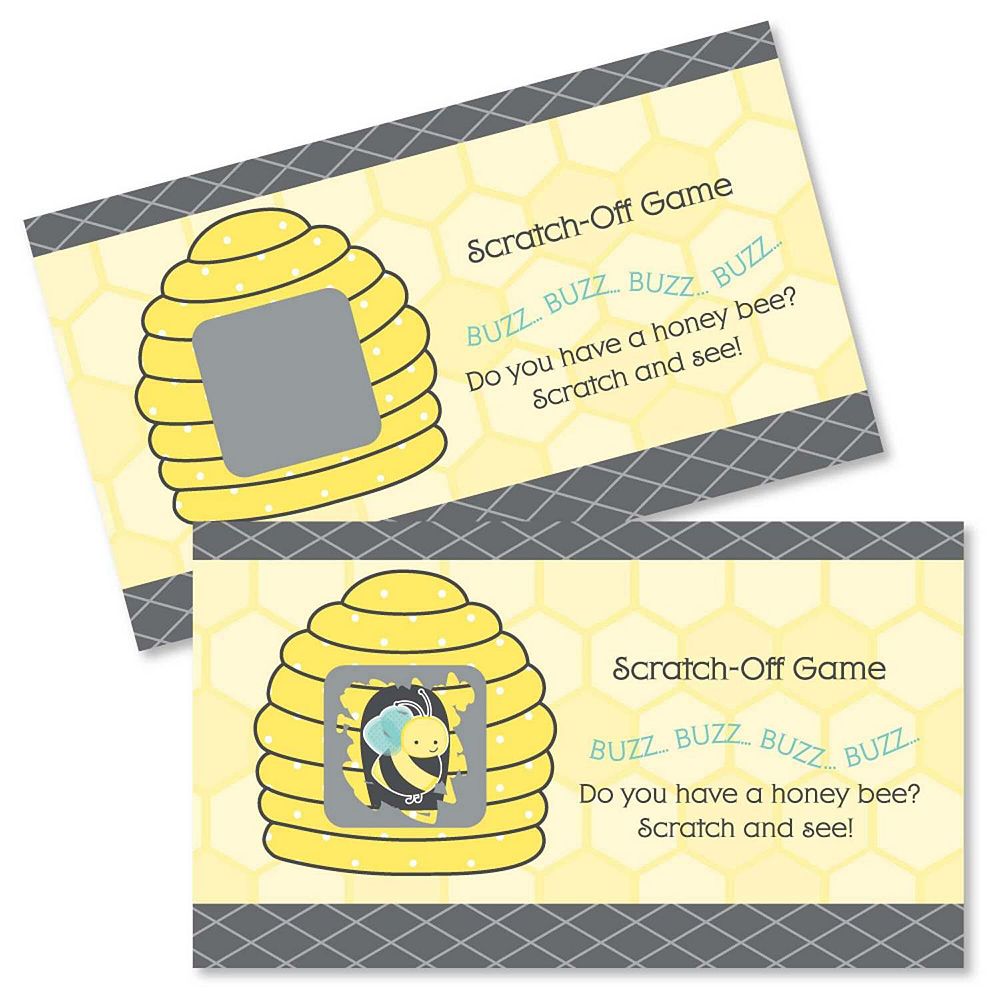 Big Dot Of Happiness Honey Bee - Baby Shower Or Birthday Party Game ...