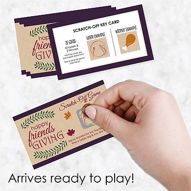 Big Dot Of Happiness Friends Thanksgiving Feast - Friendsgiving Party ...