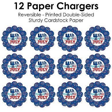 Big Dot Of Happiness Firecracker 4th Of July Red, White And Royal Blue ...