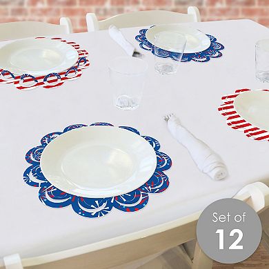 Big Dot Of Happiness Firecracker 4th Of July Red, White And Royal Blue ...