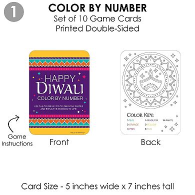 Big Dot Of Happiness Happy Diwali - 4 Festival Party Games - 10 Cards ...