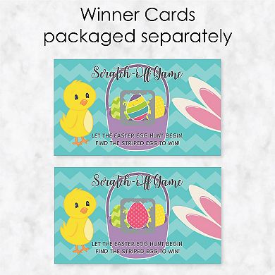 Big Dot Of Happiness Hippity Hoppity - Easter Bunny Party Game Scratch ...