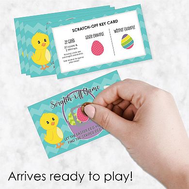 Big Dot Of Happiness Hippity Hoppity - Easter Bunny Party Game Scratch ...