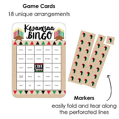 Big Dot Of Happiness Happy Kwanzaa - Bingo Cards And Markers - Party ...