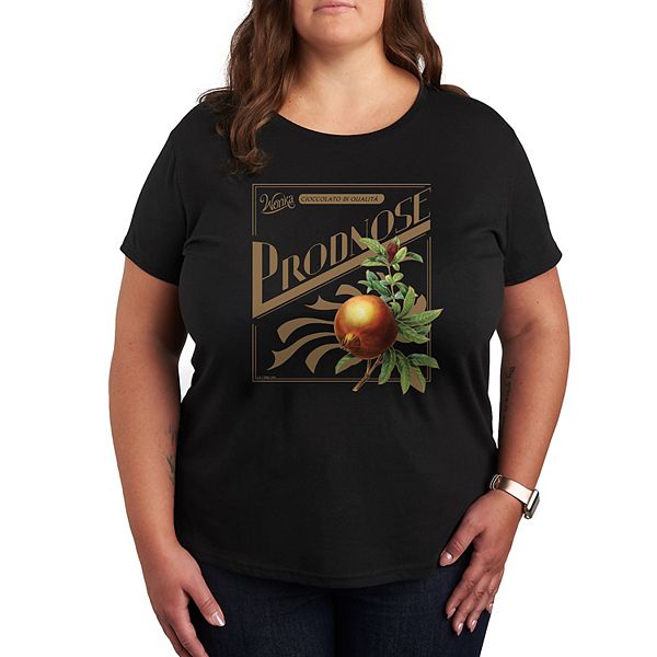 Plus Wonka Shop Logo Prodnose Graphic Tee