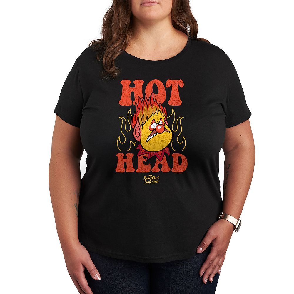 Plus The Year Without Santa Claus Heat Miser Hot Head Graphic Tee
