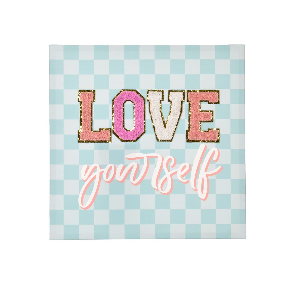 Love Yourself Patch Canvas Wall Art
