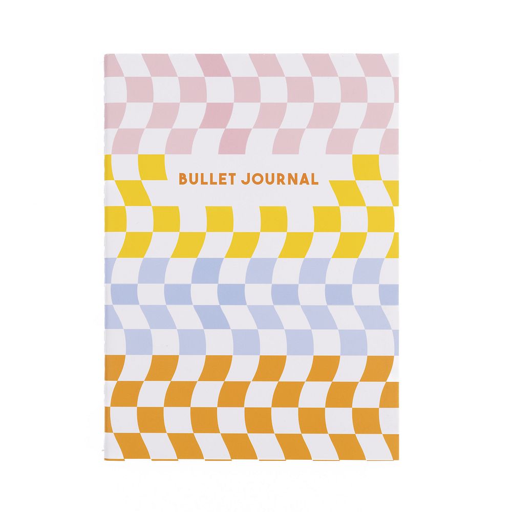 Pulsar Checker Design Dot-Grid Bullet Journal