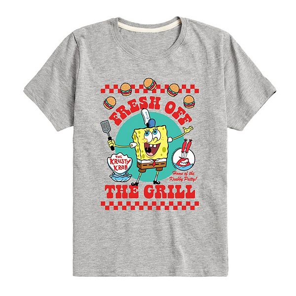 Boys 8-20 Spongebob Fresh Off The Grill Graphic Tee