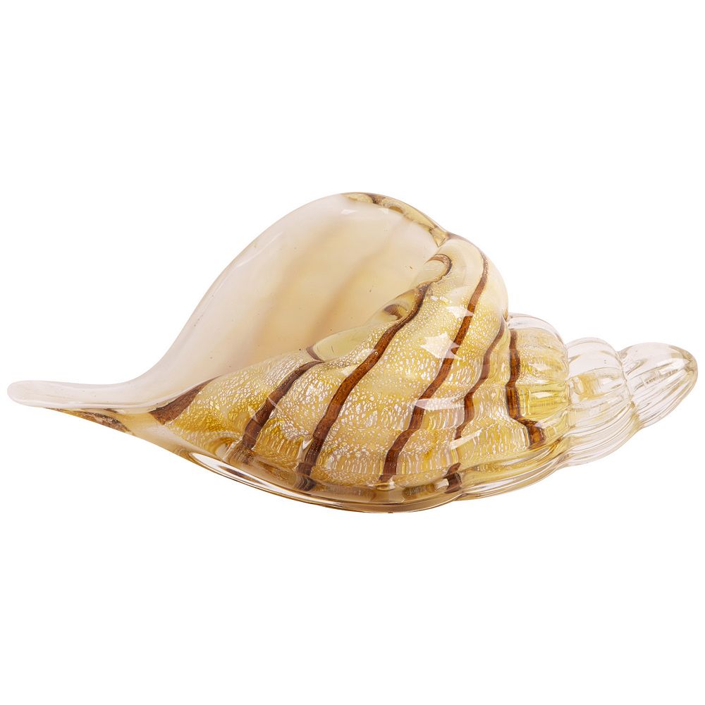 Home Essentials Glass Conch Shell Table Décor