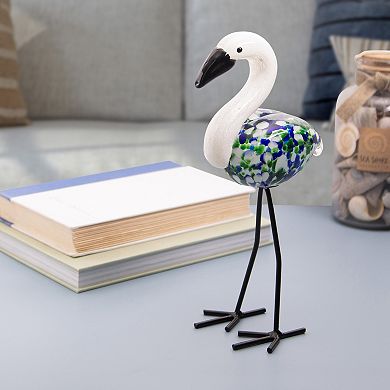 Home Essentials Glass Crane Table Décor