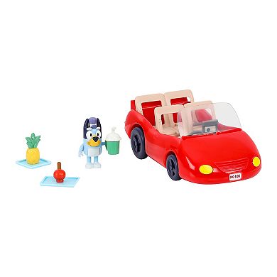 Bluey S9 Bluey's Escape Convertible Car Toy and Figurine Set