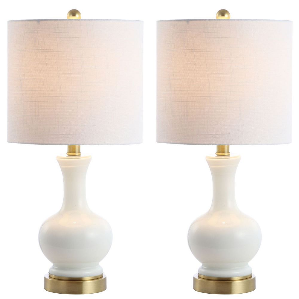 Cox Glassmetal Led Table Lamp (set Of 2)