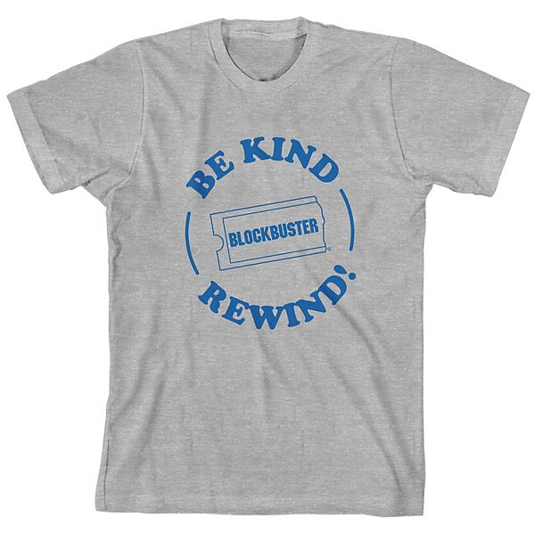 Boys 8-20 Blockbuster Be Kind Rewind Graphic Tee