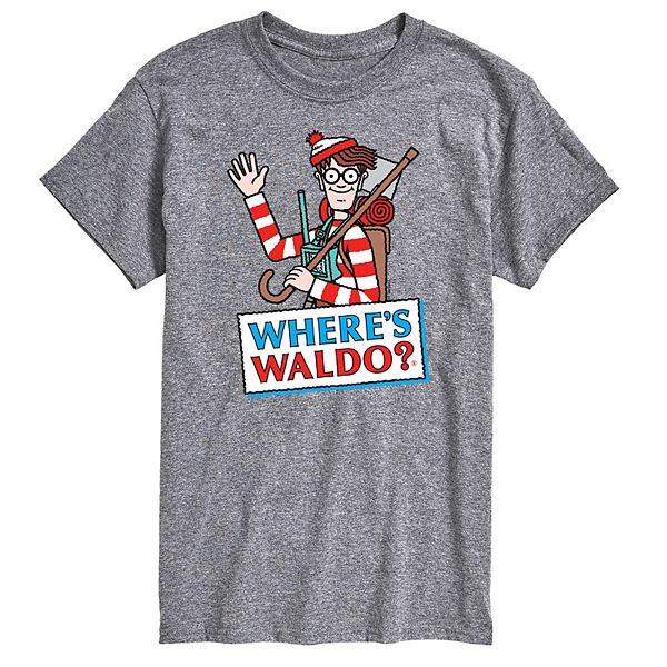 Men's Where's Waldo Logo Graphic Tee