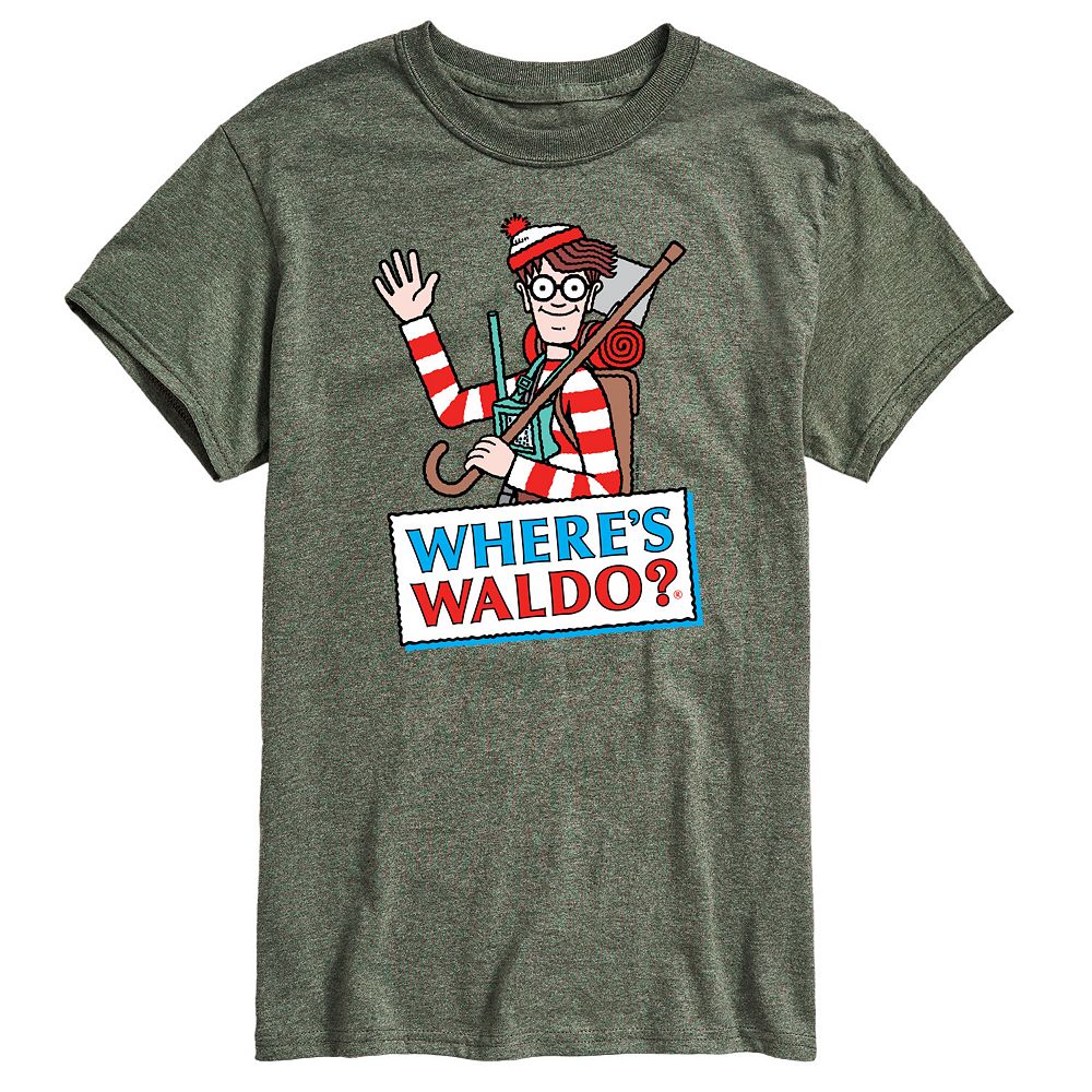 Men's Where's Waldo Logo Graphic Tee