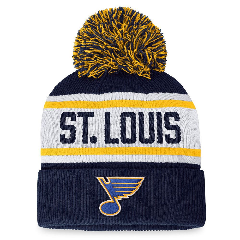 Women's Fanatics Branded Navy St. Louis Blues Fundamental Cuffed Knit ...