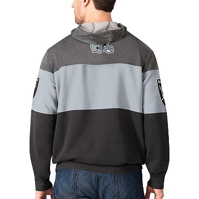 Men's Starter Black Las Vegas Raiders Extreme Pullover Hoodie