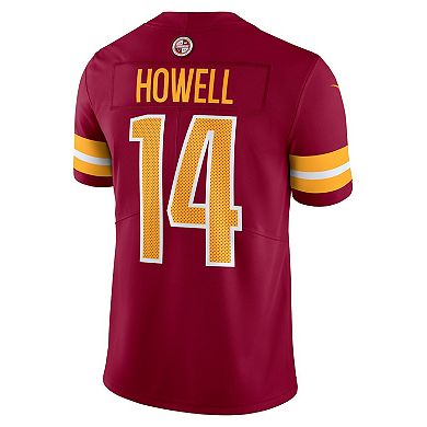 Men's Nike Sam Howell Burgundy Washington Commanders Vapor Untouchable ...