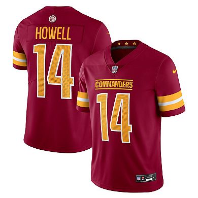 Men's Nike Sam Howell Burgundy Washington Commanders Vapor Untouchable Limited Jersey