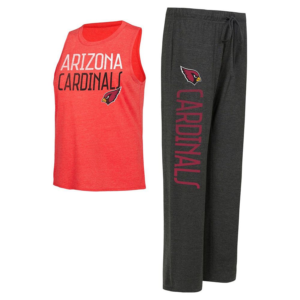 Women's Concepts Sport Black/Cardinal Arizona Cardinals Muscle Tank Top ...