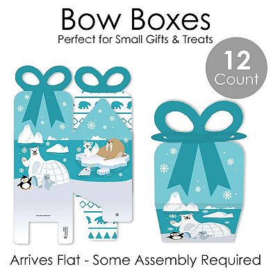 Big Dot Of Happiness Arctic Polar Animals Square Favor Gift Box Winter ...