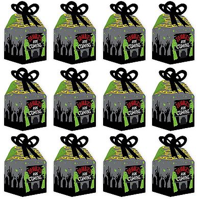 Big Dot Of Happiness Zombie Zone Square Favor Gift Box Halloween Zombie ...