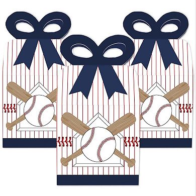 Big Dot Of Happiness Batter Up - Baseball - Square Favor Gift Boxes ...