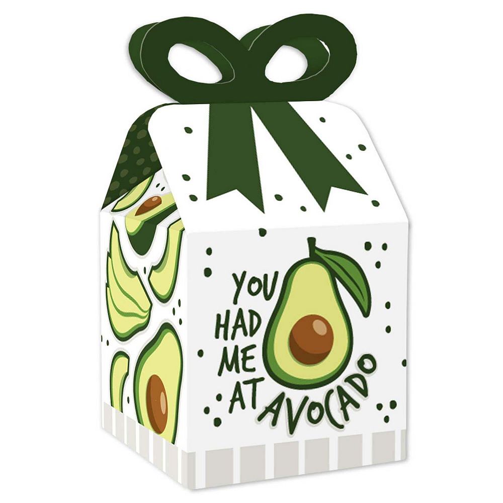 Big Dot Of Happiness Hello Avocado - Square Favor Gift Boxes - Fiesta ...