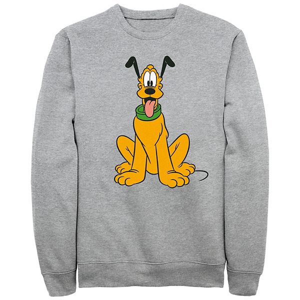 Disney's Mickey Mouse Men's Happy Pluto Fleece Sweatshirt