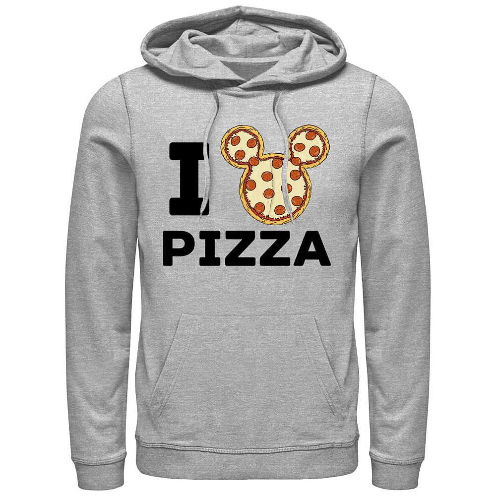 Men's Mickey Mouse Pizza Head Graphic Hoodie