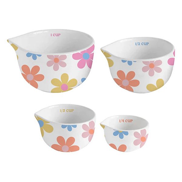 Design Clique Floral Measuring Cups
