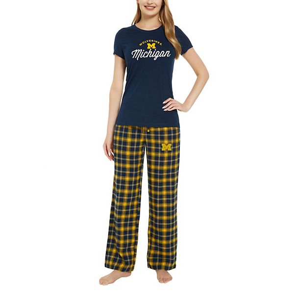 Women's NCAA Michigan Wolverines Arctic Top & Pant Set