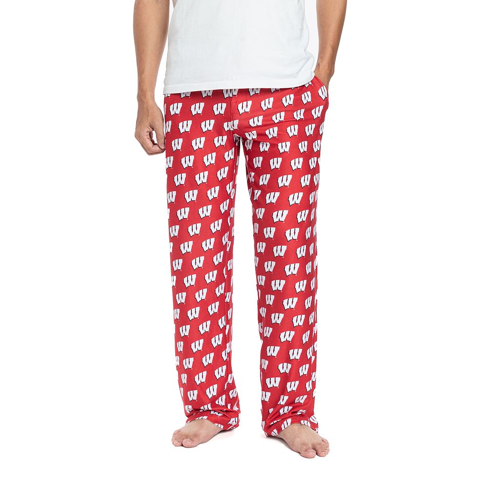 Men's NCAA Wisconsin Badgers Gauge Pajama Pants