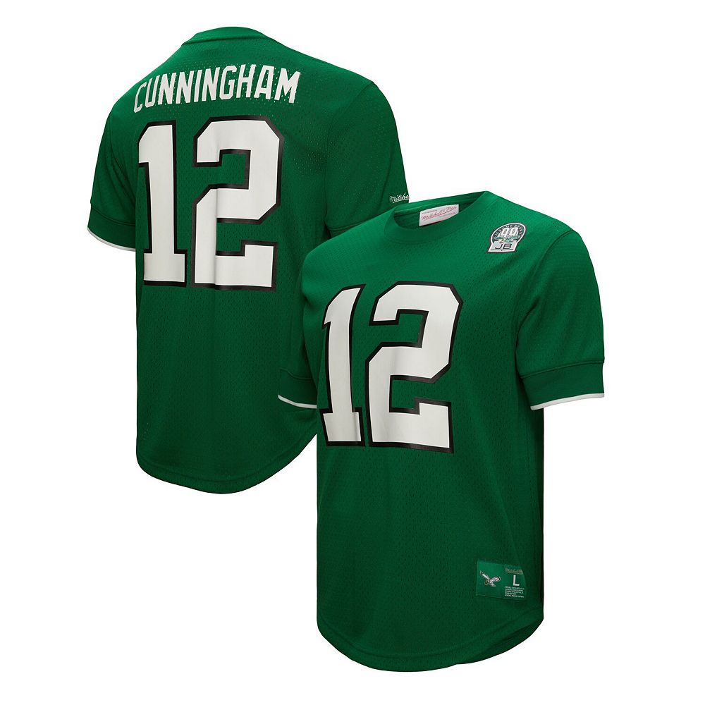 Men's Mitchell & Ness Randall Cunningham Kelly Green Philadelphia ...