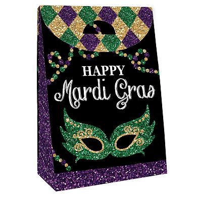 Big Dot Of Happiness Mardi Gras - Masquerade Gift Favor Bags - Party ...