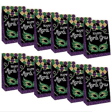 Big Dot Of Happiness Mardi Gras - Masquerade Gift Favor Bags - Party ...