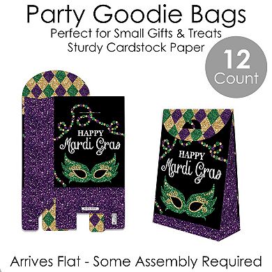 Big Dot Of Happiness Mardi Gras - Masquerade Gift Favor Bags - Party ...