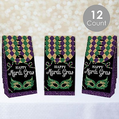 Big Dot Of Happiness Mardi Gras - Masquerade Gift Favor Bags - Party ...