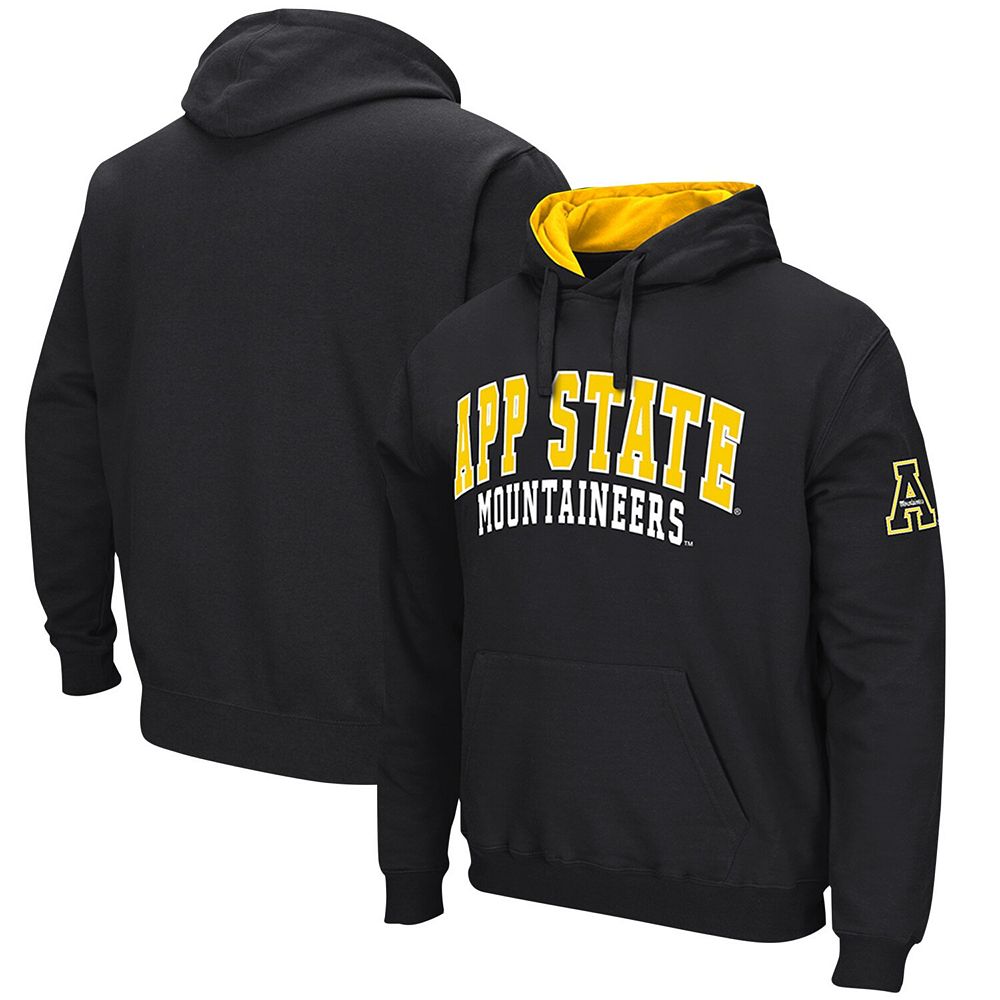Men's Colosseum Black Appalachian State Mountaineers Double Arch ...