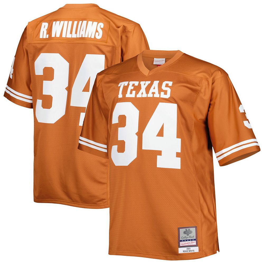 Men's Mitchell & Ness Ricky Williams Texas Orange Texas Longhorns Big ...