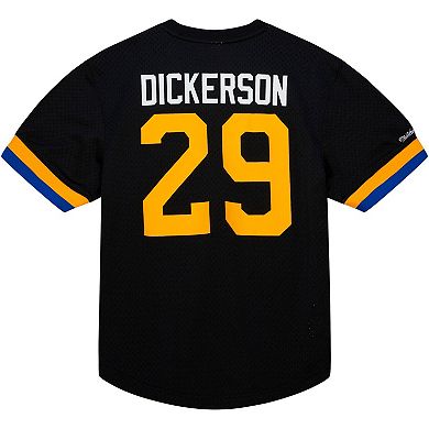 Men's Mitchell & Ness Eric Dickerson Black Los Angeles Rams Retired ...