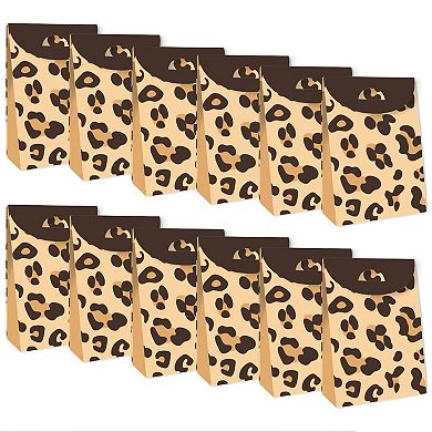 Big Dot Of Happiness Leopard Print - Cheetah Gift Favor Bags - Party ...