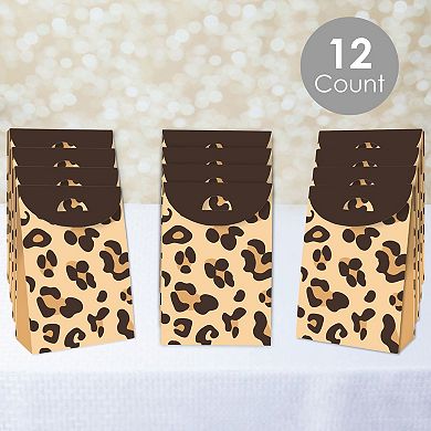 Big Dot Of Happiness Leopard Print - Cheetah Gift Favor Bags - Party ...
